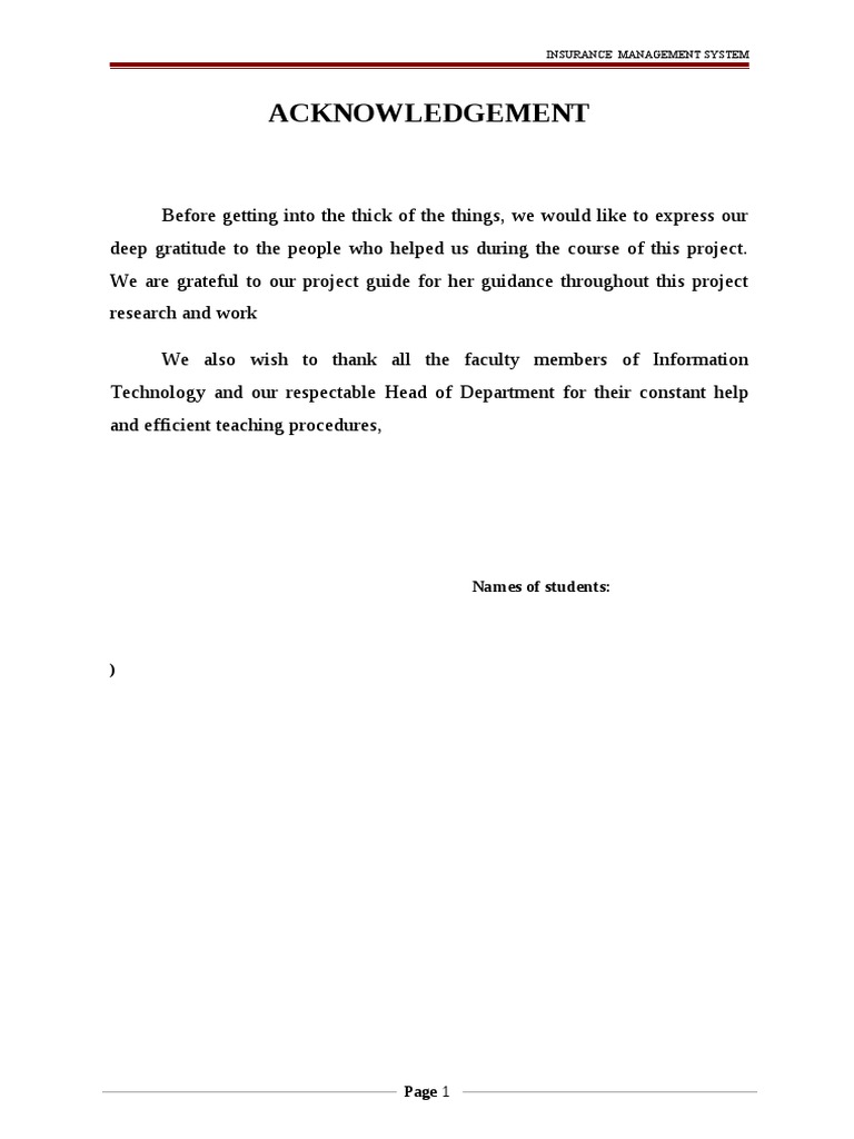 Project Report On Insurance Management System | PDF | Relational ...