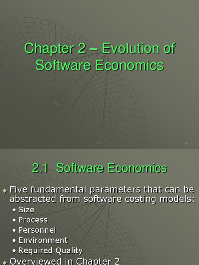 6516.chapter2 Evolution of Software Economics | PDF | Software ...