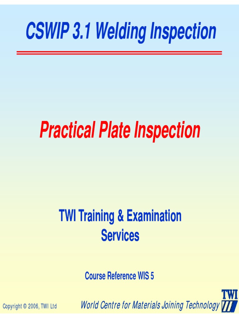 2-CSWIP Practical Plate Examples | PDF | Welding | Construction