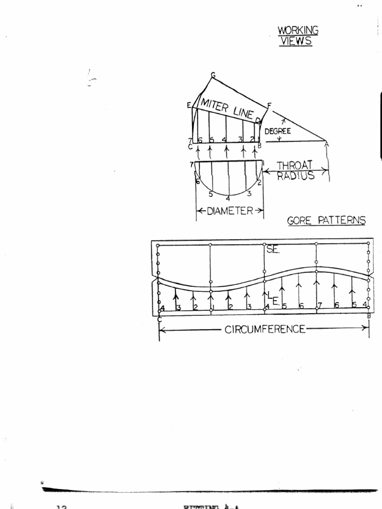 Sheet Metal Round Fitting Fabrication | PDF | Angle | Geometric Measurement