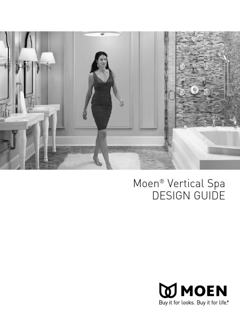 Moen Vertical Spa Design Guide | PDF | Shower | Water Heating