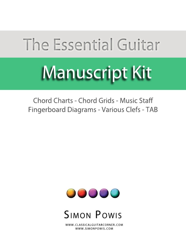 The Essential Guitar Manuscript Kit by Simon Powis | PDF | Leisure