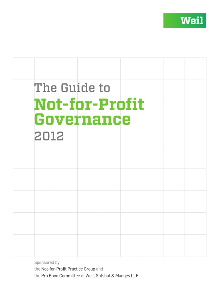 Not For Profit Governance | PDF | Board Of Directors | Nonprofit ...