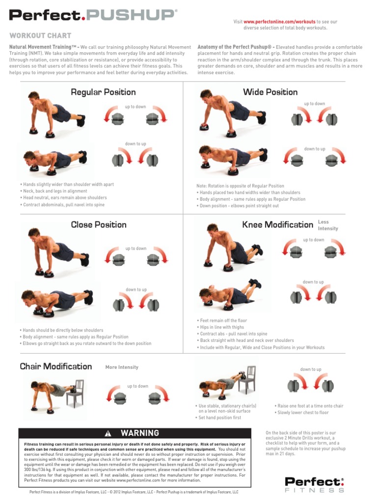 Push up exercise program store