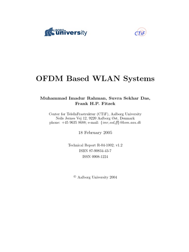 OFDM Basics | PDF | Orthogonal Frequency Division Multiplexing ...