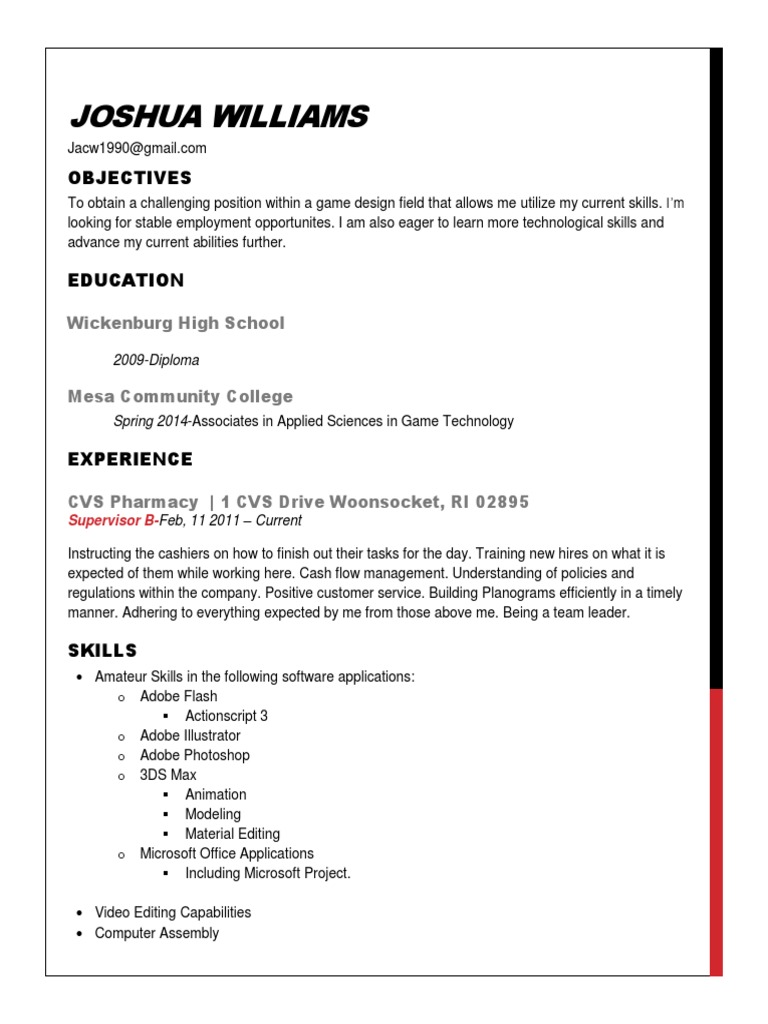 Joshua Resume | PDF | Career & Growth | Finance & Money Management