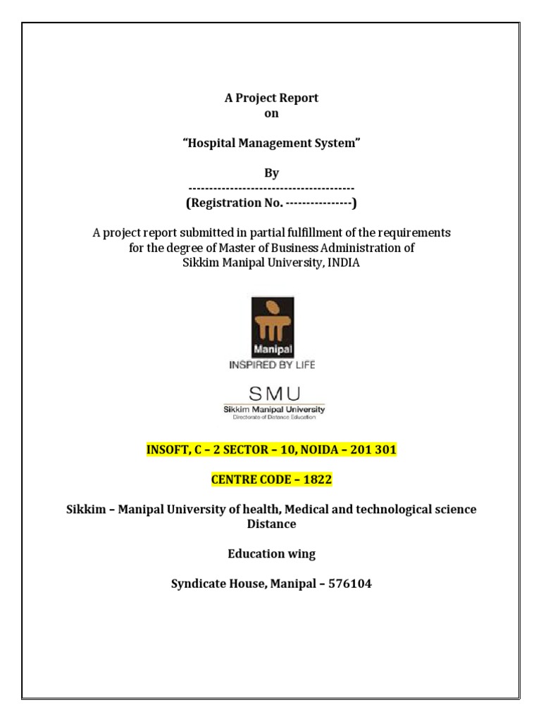 Hospital Management System | PDF | Feasibility Study | Microsoft Access
