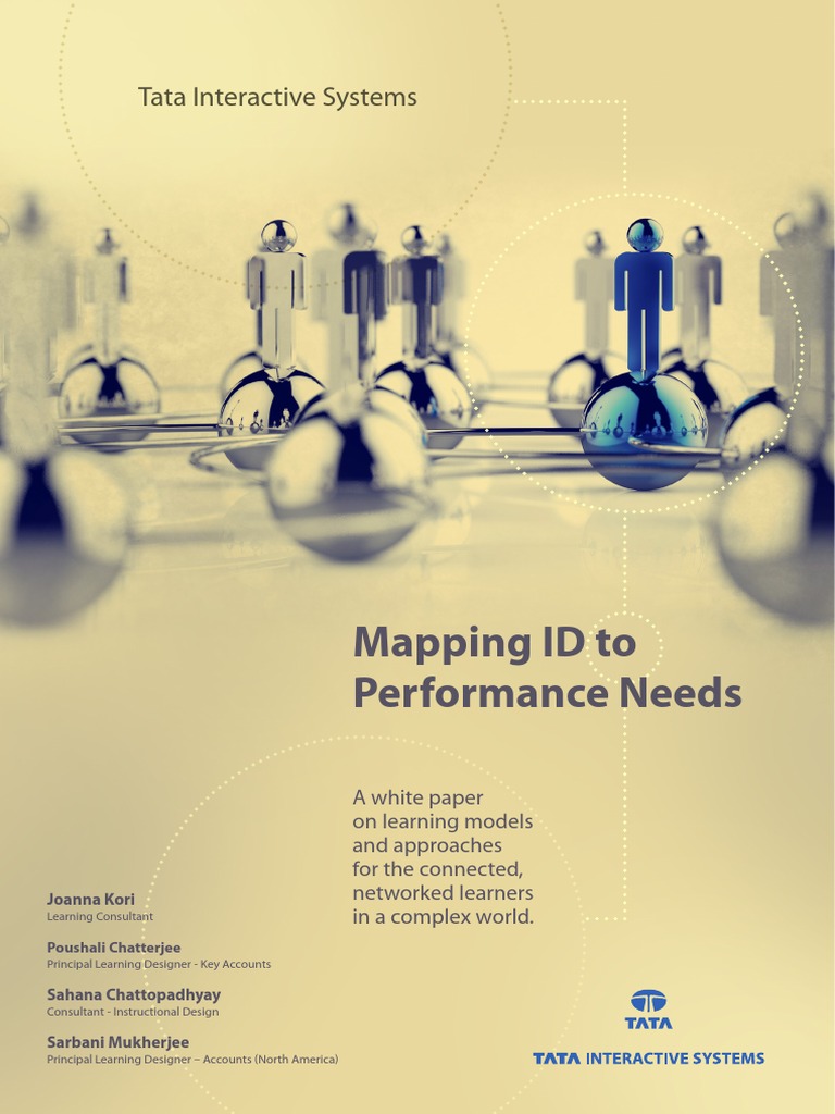 WhitePaper Mapping ID To Performance Needs | PDF | Educational ...