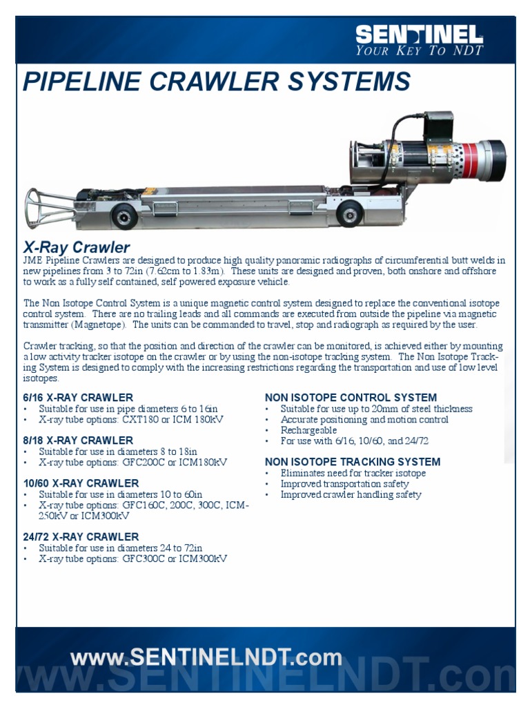 Sentinel-Pipeline Crawler Systems | PDF | Vehicles | Transport