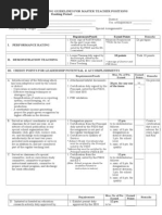 Master Teacher and Head Teacher Qualifications | PDF | Teachers ...