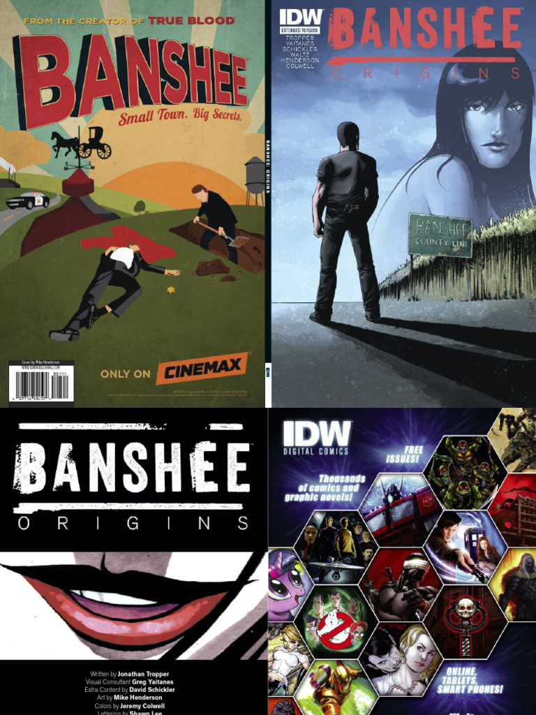 Banshee Origins Comic Update | PDF | Idw Publishing | Books
