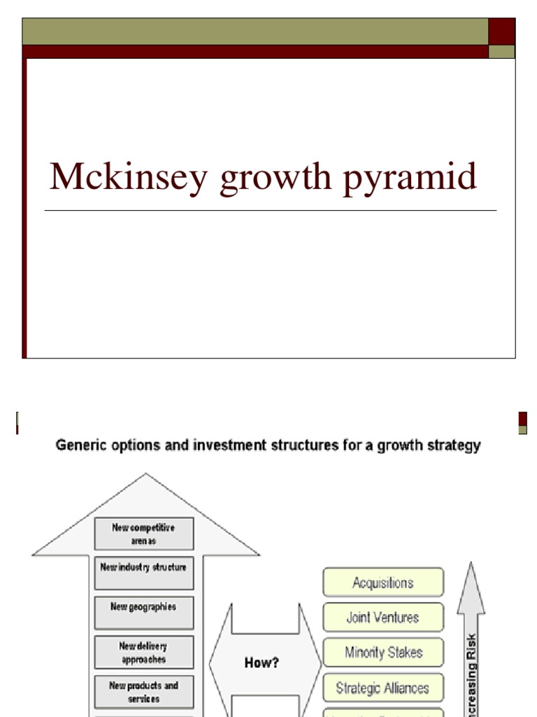Mckinsey Growth Pyramid | PDF | Strategic Management | Business Economics