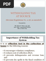 Types of Payment and Withholding Tax (WHT) Rates | PDF | Public Finance ...