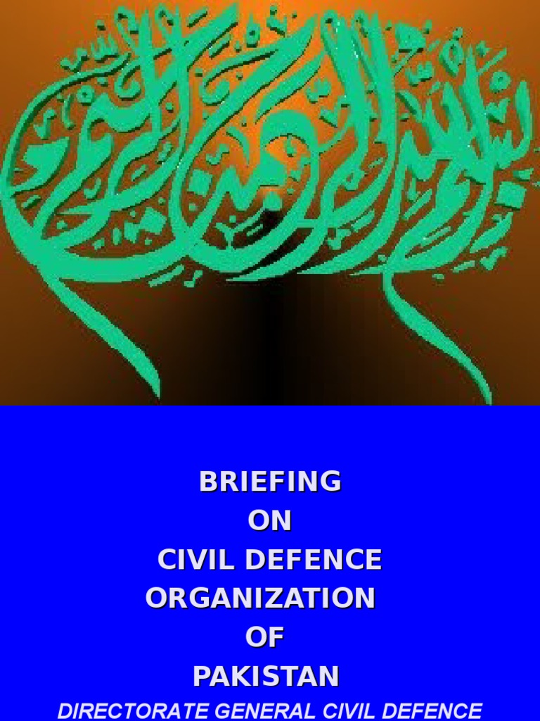 Overview of Civil Defence in Pakistan | PDF | Civil Defense | Islamabad