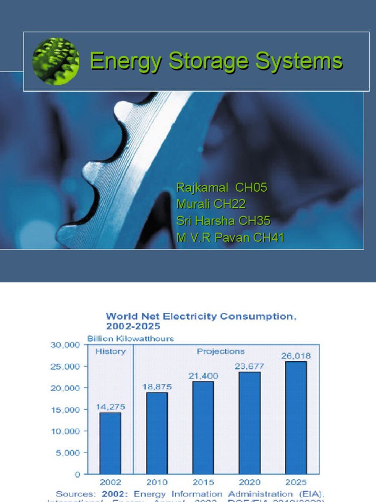 Energy Storage Systems | PDF | Nature | Electrical Engineering