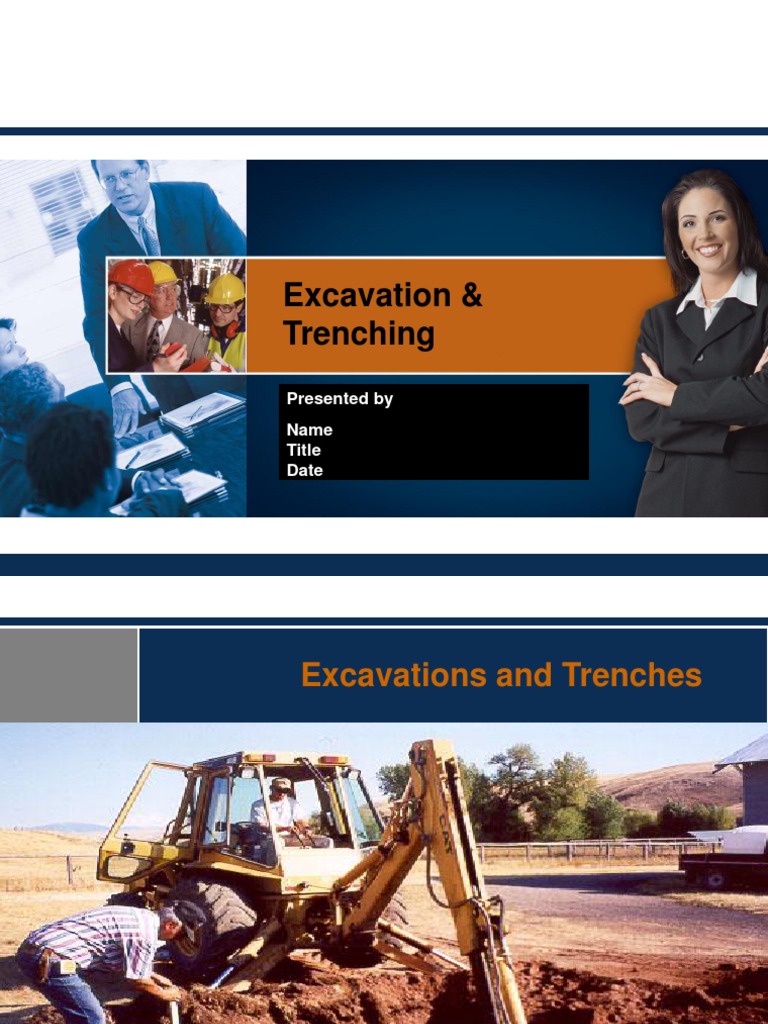Excavation and Trenching | PDF | Occupational Safety And Health | Safety
