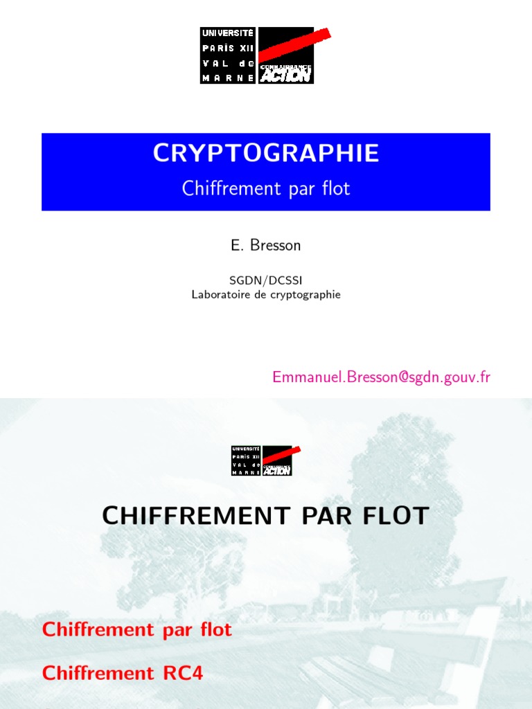 Chiffrement par flot et RC4 | PDF | Technologie mobile | Secret