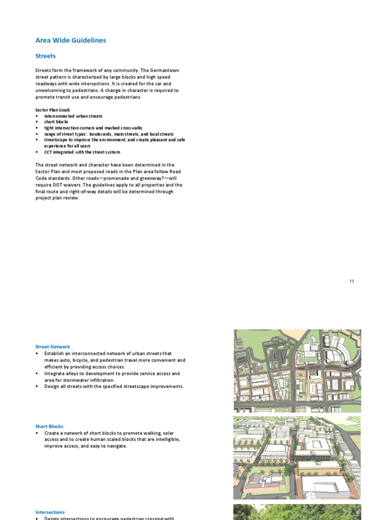 Area Wide Guidelines | PDF