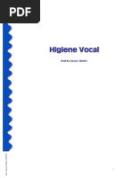 Pautas de Higiene Vocal | PDF | Patología del habla y Lenguaje | Dormir
