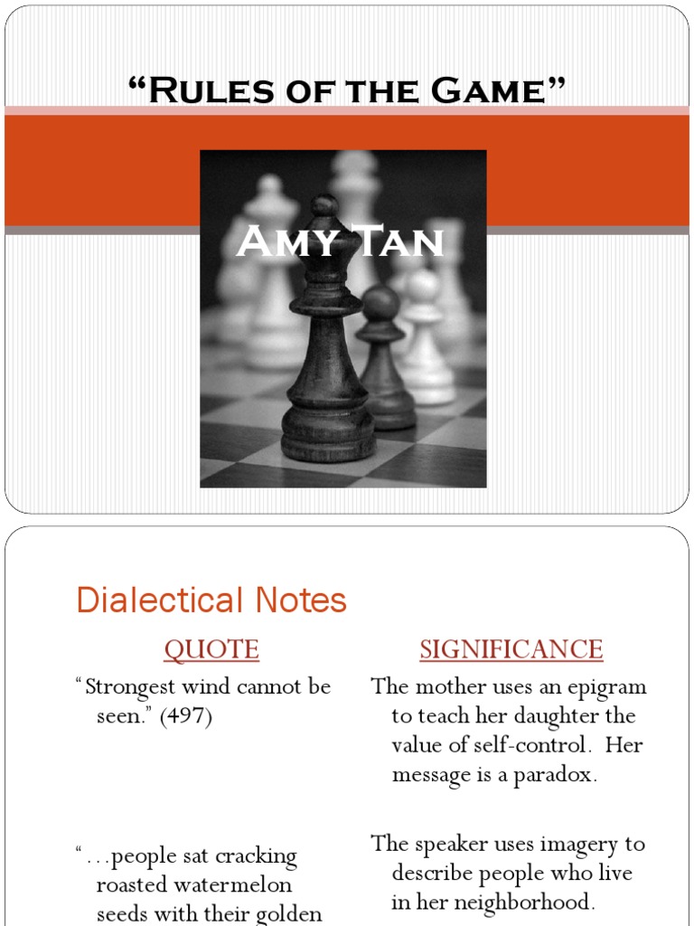 Rules of The Game | PDF