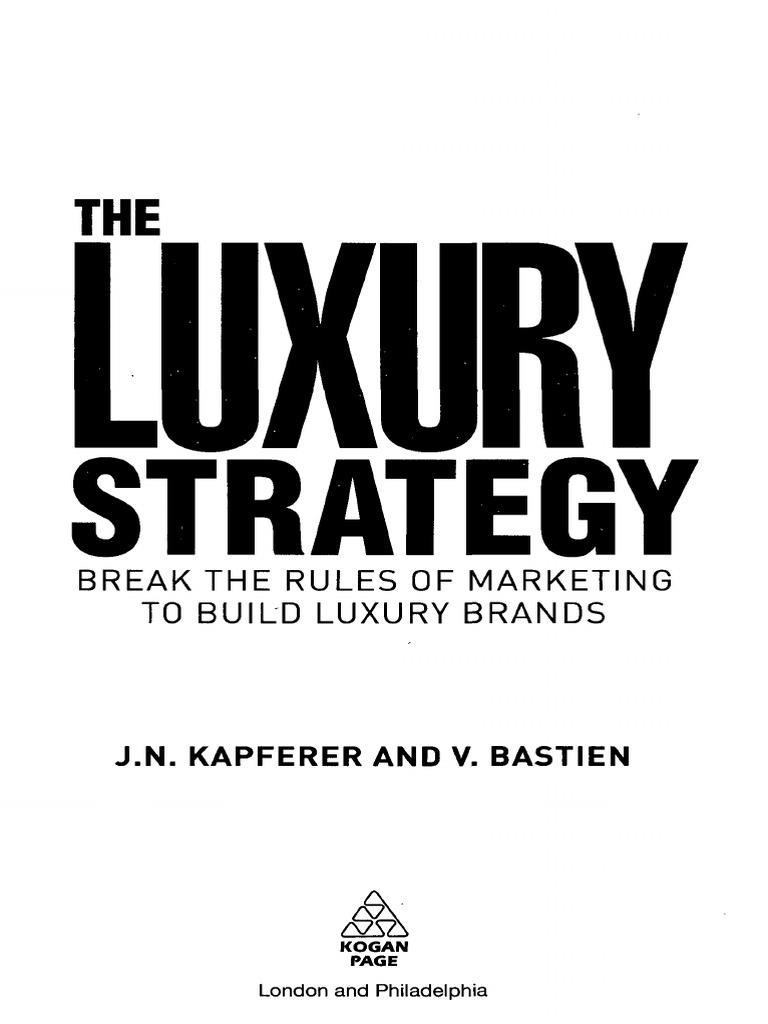The Luxury Strategy | PDF