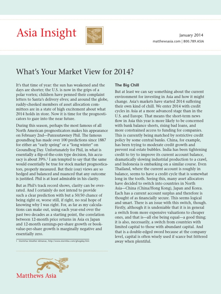 Asia Insight 0114 | PDF | Fiscal Policy | Deficit Spending