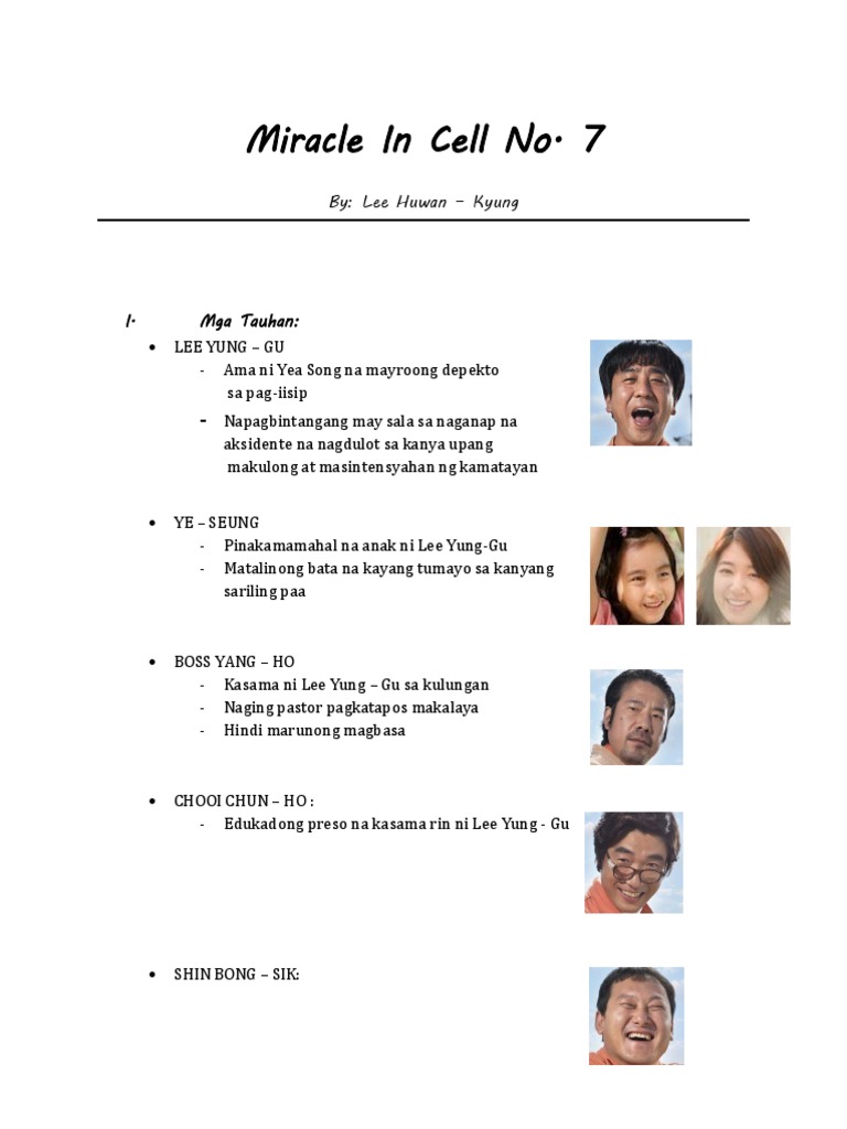 Miracle in Cell No. 7 | PDF