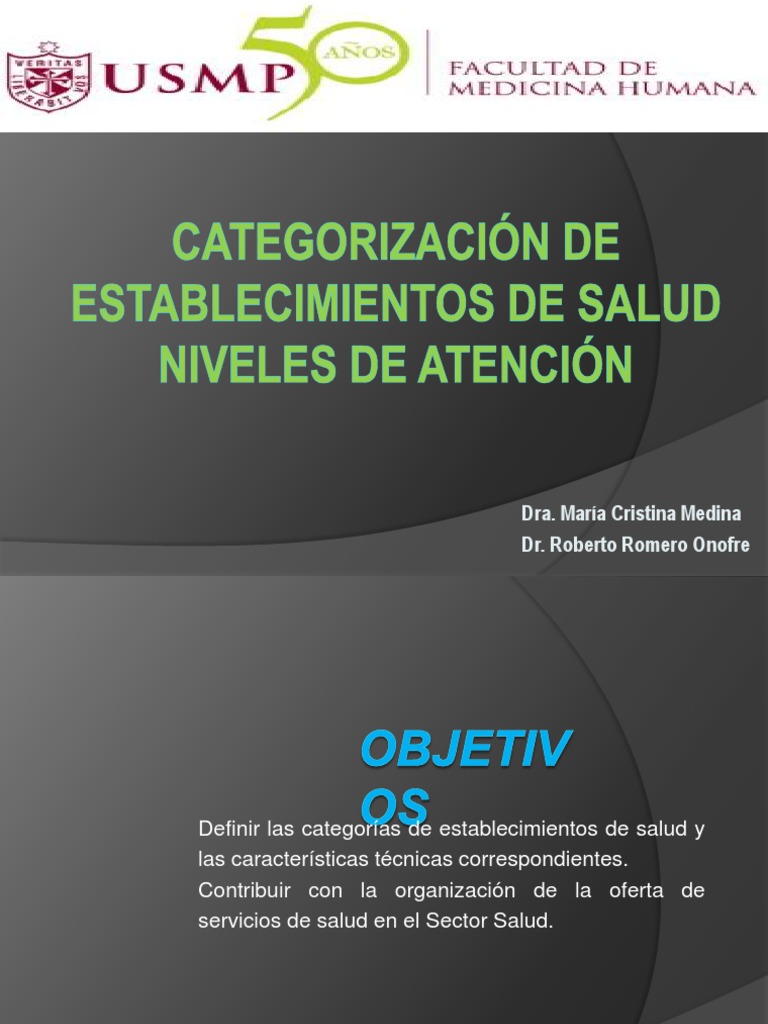 Clase 11 Categorización EESS | PDF | Hospital | Enfermería