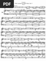 Concone 50 Op.9 | PDF