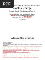 Static Electricity - Notes PDF | PDF | Electric Charge | Electrostatics