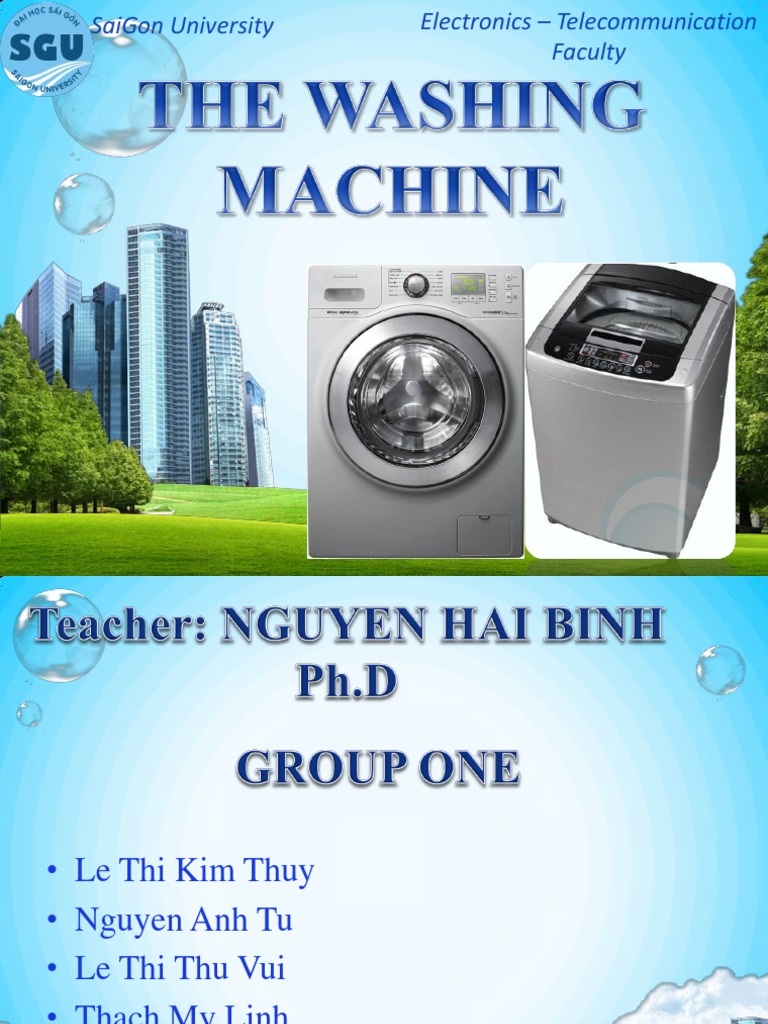 The Washing Machine | PDF | Washing Machine | Industries