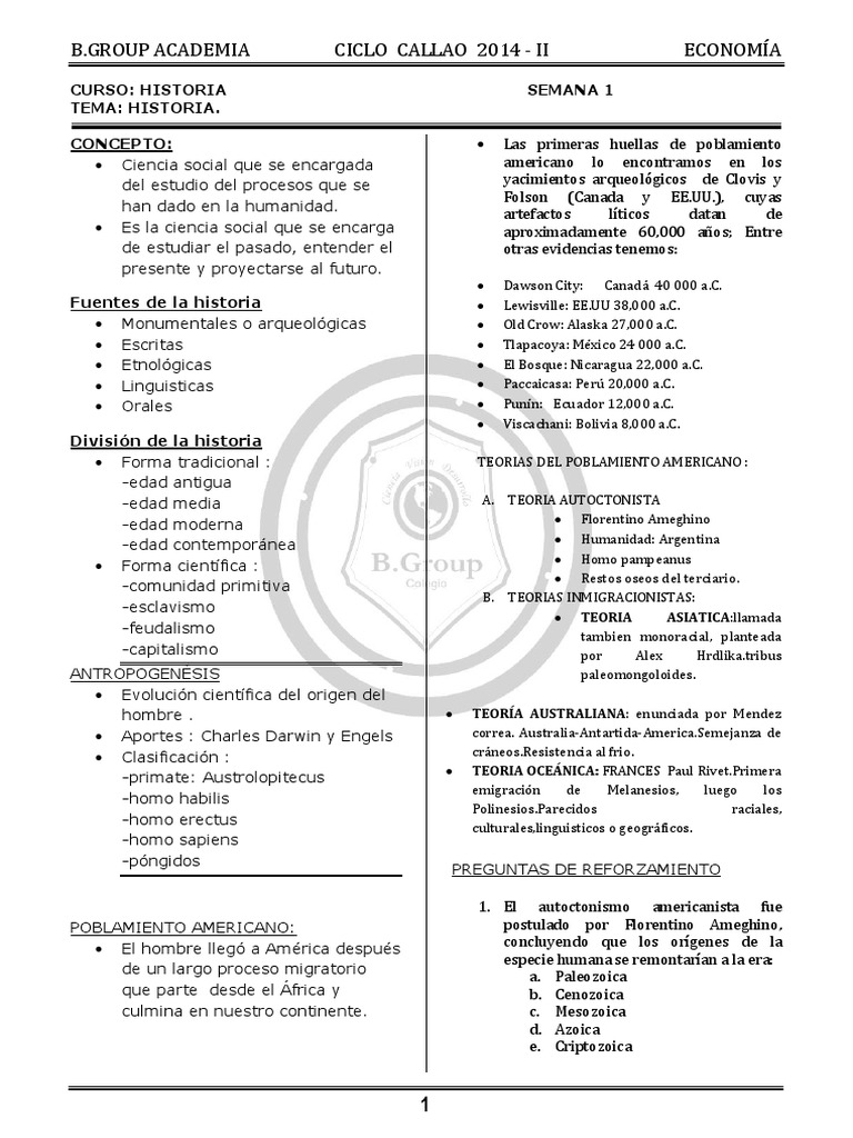 Separata 1 | PDF | Polinesia | Américas