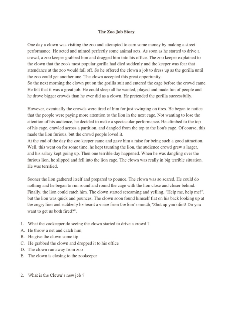 Spoof Text | Download Free PDF | Zoo | Lion