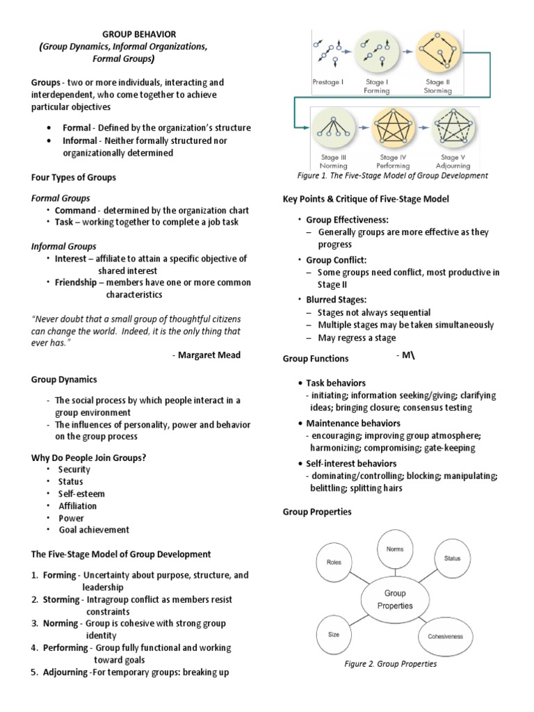 Group Behavior (Handout) | PDF | Conformity | Norm (Social)