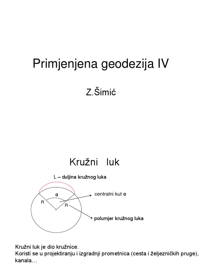 Primjenjena Geodezija IV | PDF