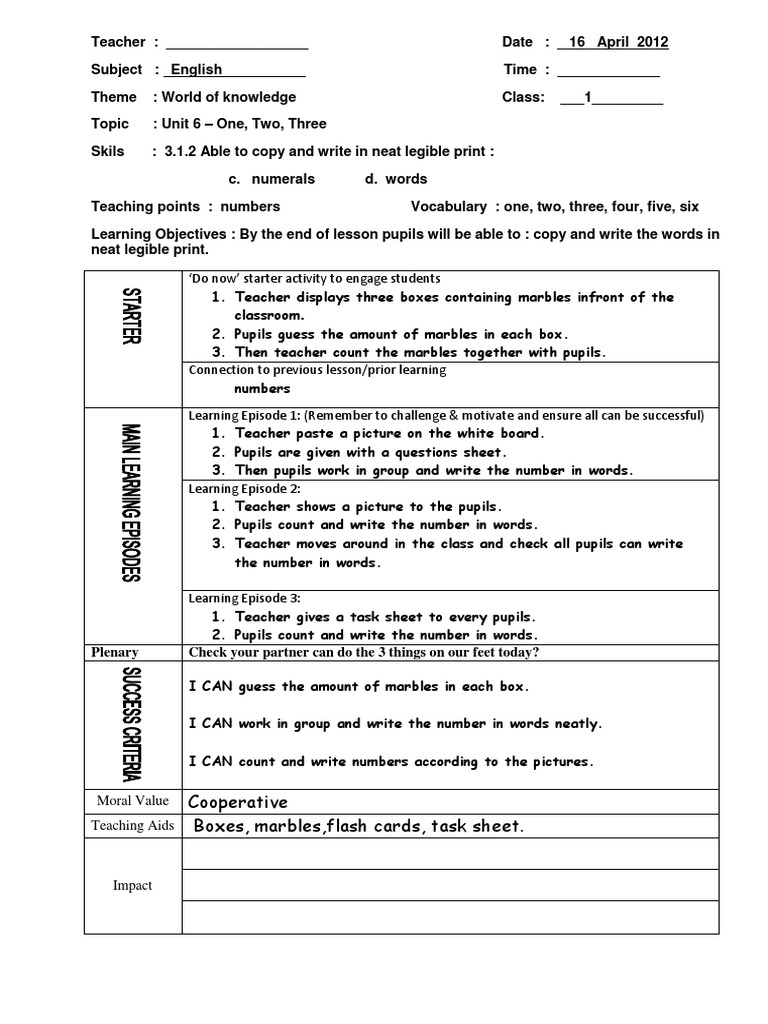Do Now' Starter Activity To Engage Students: Cooperative Boxes, Marbles ...