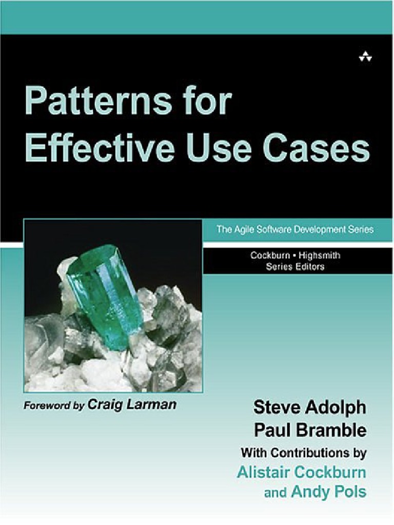 UML - Patterns For Effective Use Cases PDF | PDF | Use Case | Agile Software Development