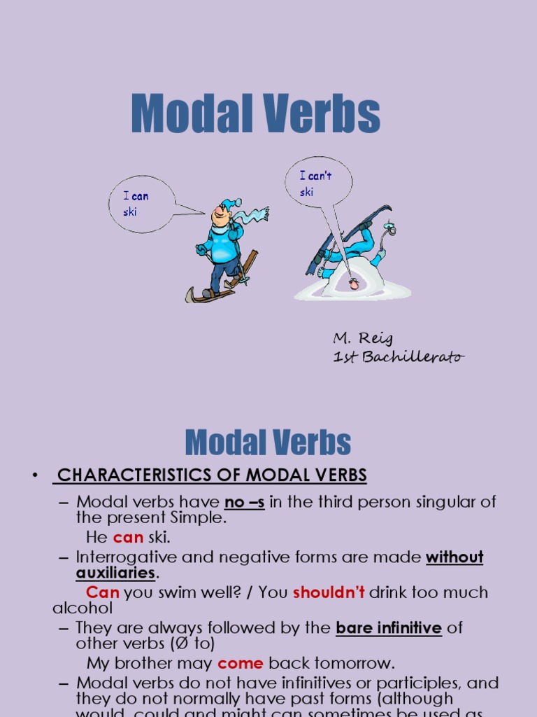 Modal Verbs | PDF | Verb | Linguistic Typology