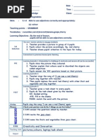 PPP Lesson Plan Template | PDF | Communication | Learning