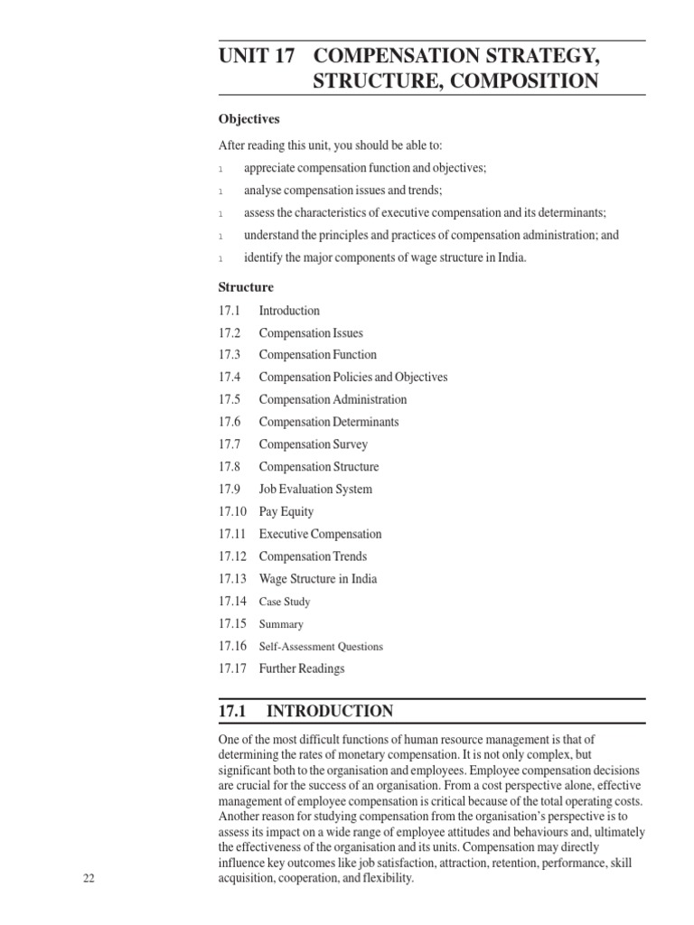 Compensation Strategy and Structure Guide | PDF | Employee Benefits ...