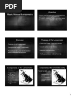 Lec 1 - Lensometer | PDF | Glasses | Equipment