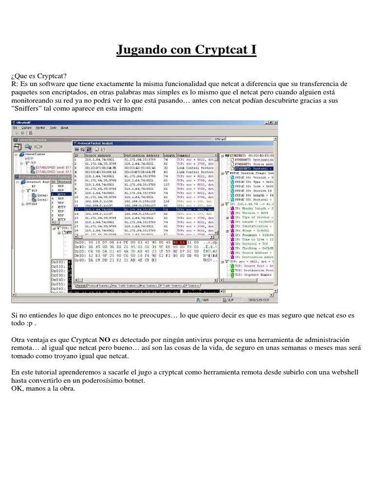 Uso de Cryptcat en Windows | PDF | Archivo de computadora ...