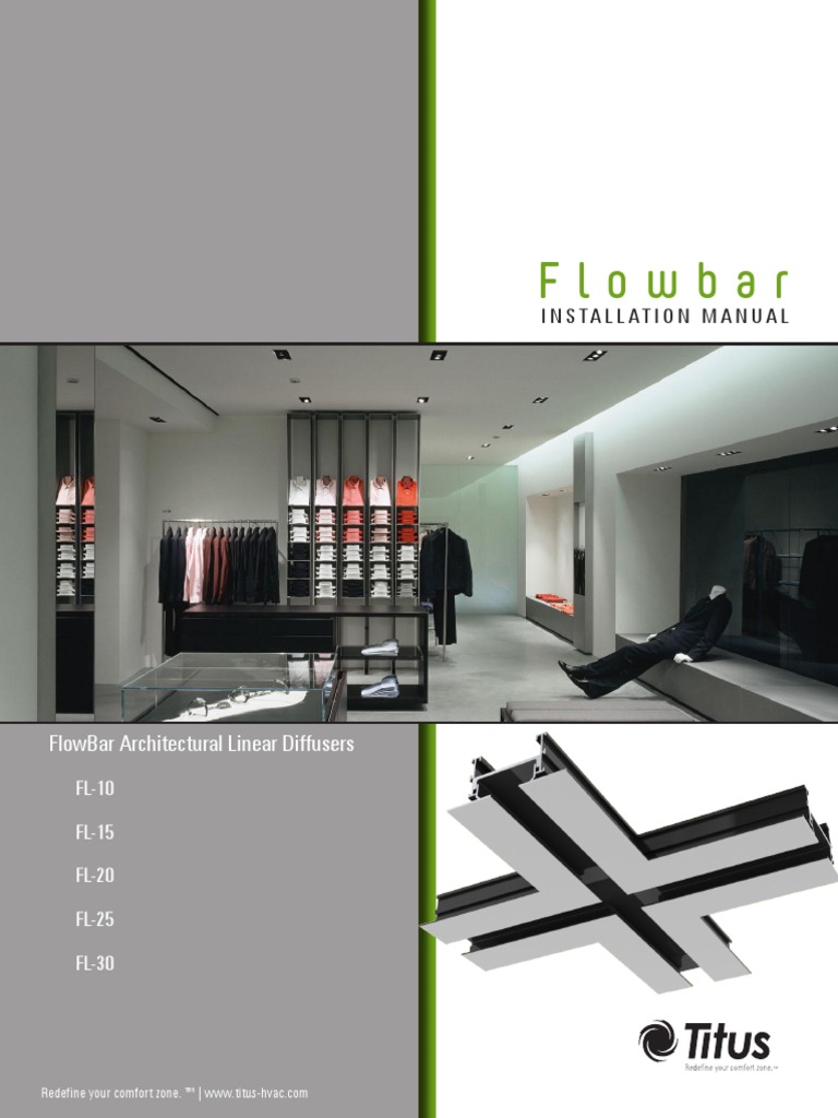 Titus Flowbar Install | PDF | Drywall | Duct (Flow)