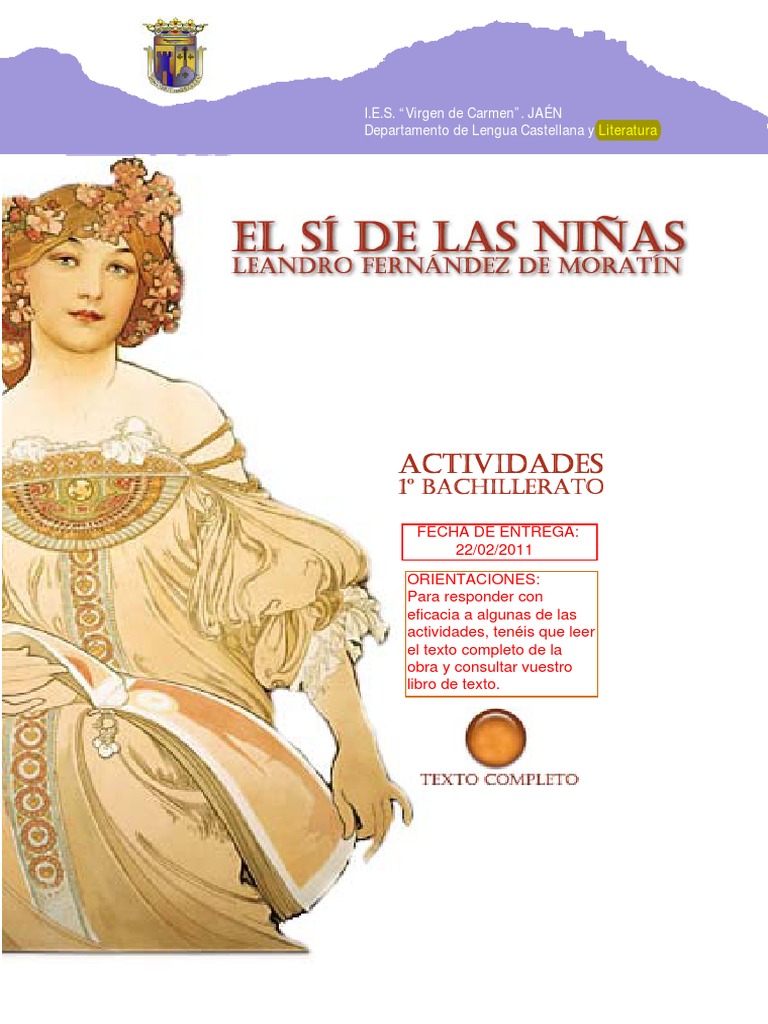 El Si de Las Niñas - Actividades | PDF
