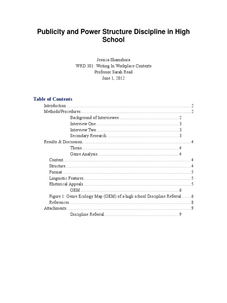 Formal Report Draft | PDF