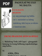 Paano Magsulat NG Balita | PDF