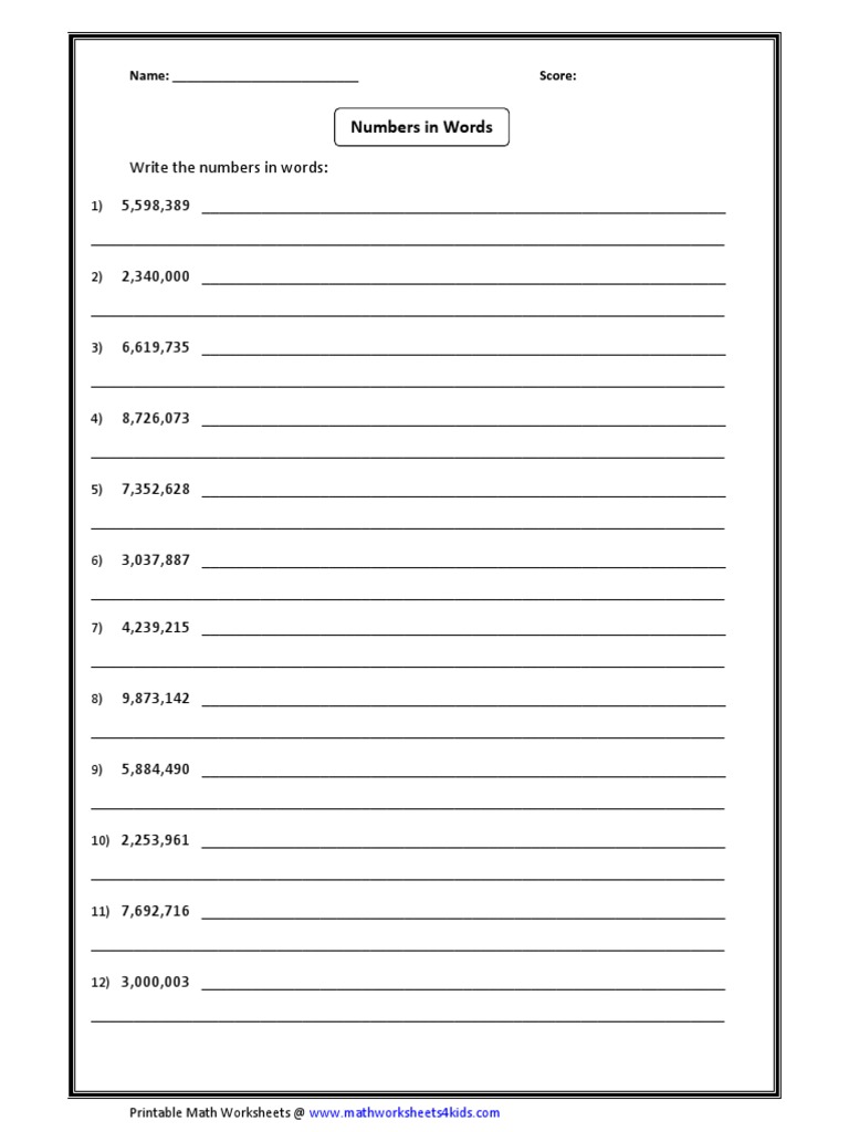 numbers-in-words-name-score-pdf