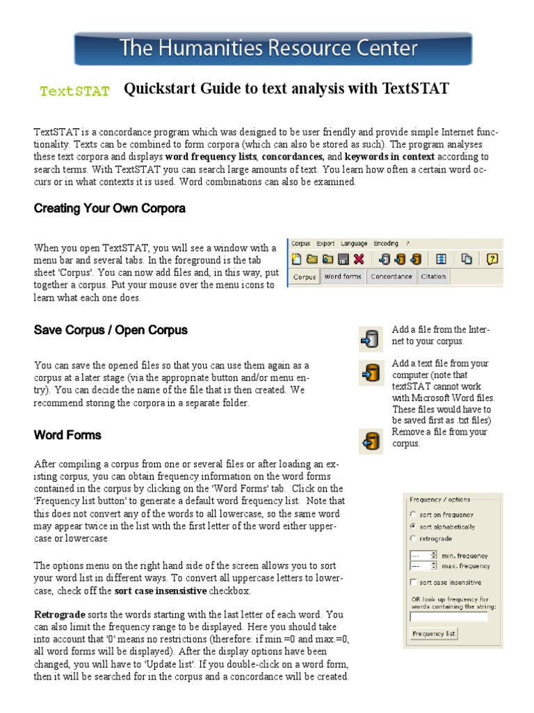 Quickstart Guide To Text Analysis With Textstat | PDF | Letter Case ...