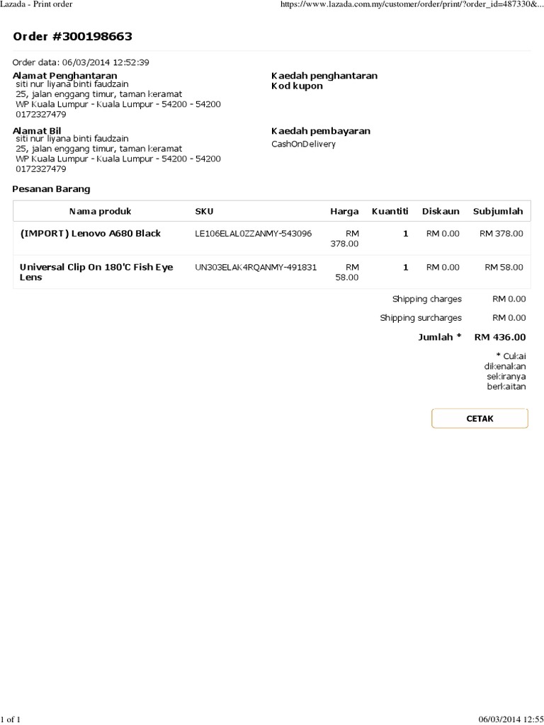 Downloading Lazada Invoice Guide | PDF