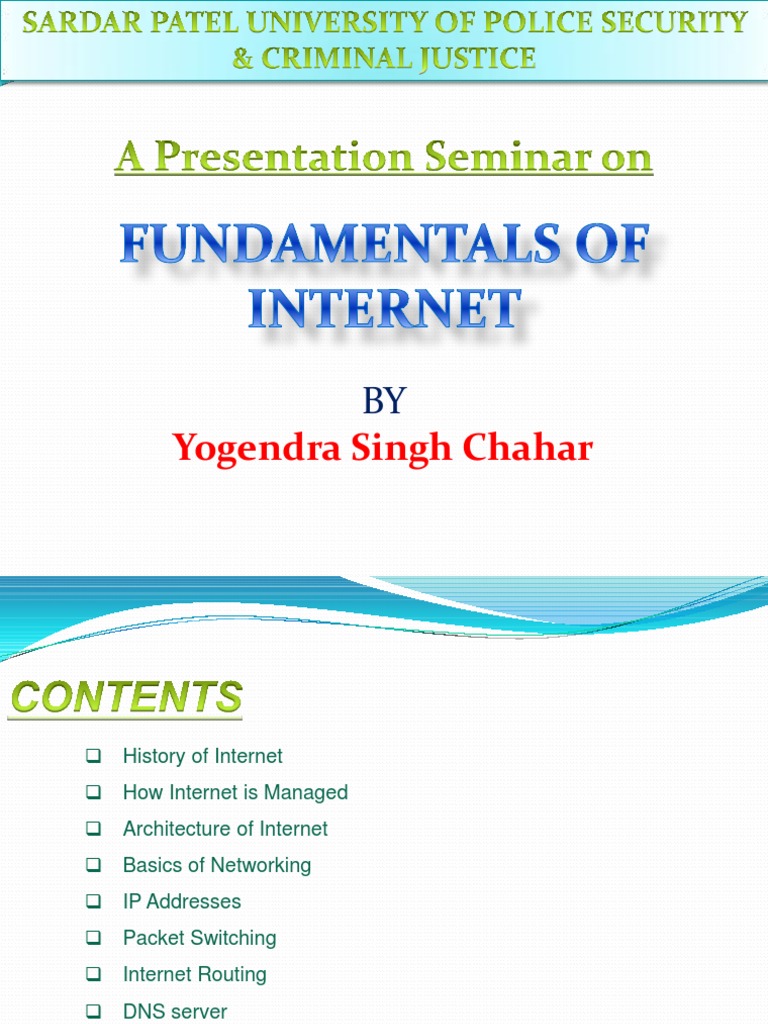 Fundamentals of Internet | PDF | Network Topology | Computer Network